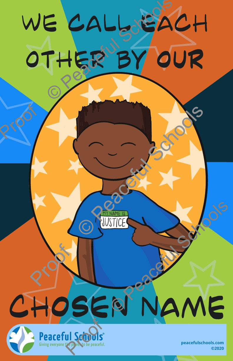 Use Chosen Names Poster – Peaceful Schools Store
