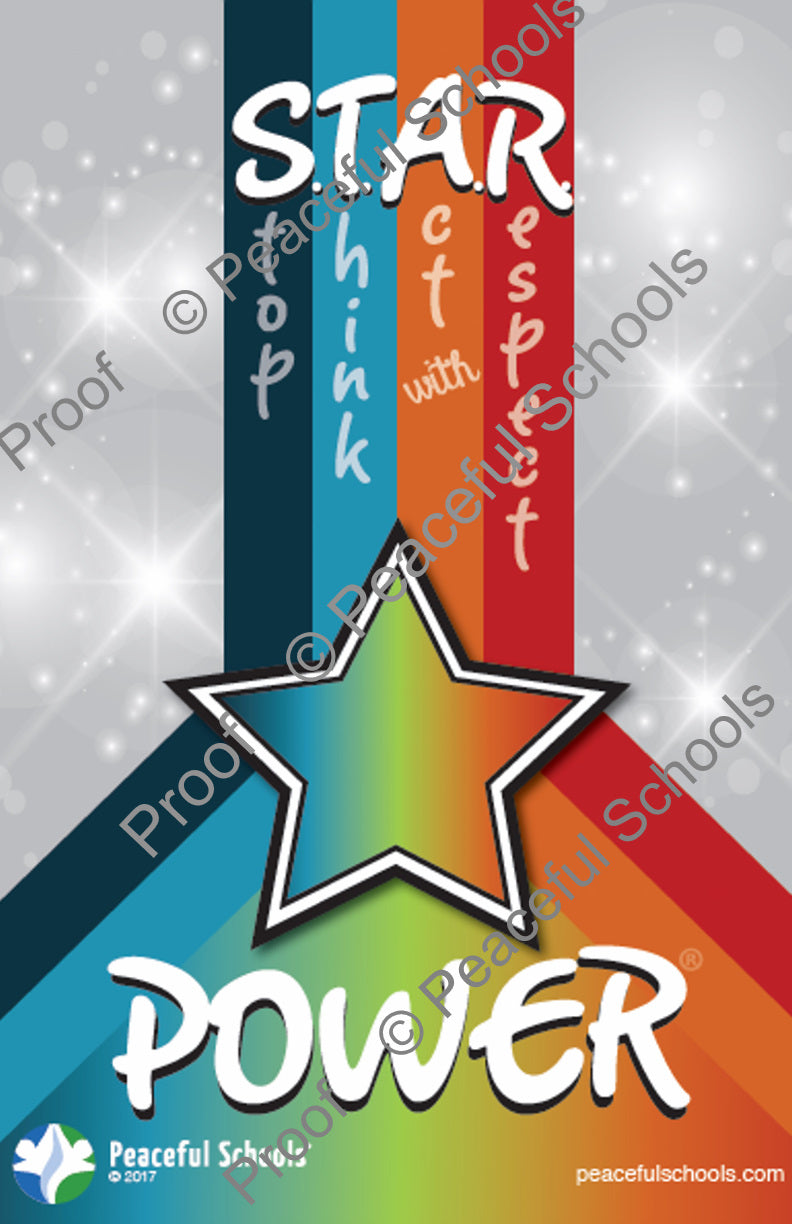 S.T.A.R. Power Poster – Peaceful Schools Store